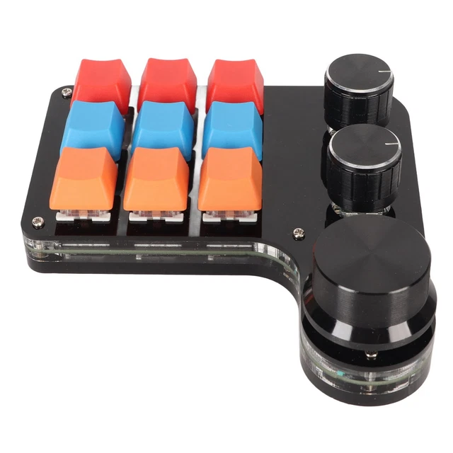 MINI MACRO MECHANICAL Keyboard 9 Keys Mechanical Keyboard Customized Function On $75.94 ...