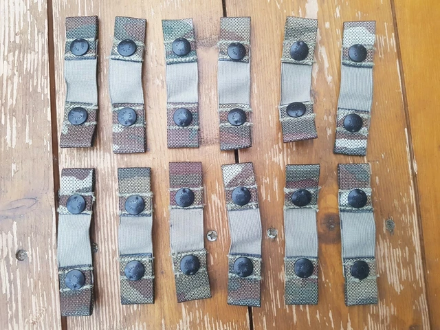 BRITISH ARMY OSPREY MK4 /A BRASSARD / SHOULDER PAD CLIPS - PACK OF 12 ...