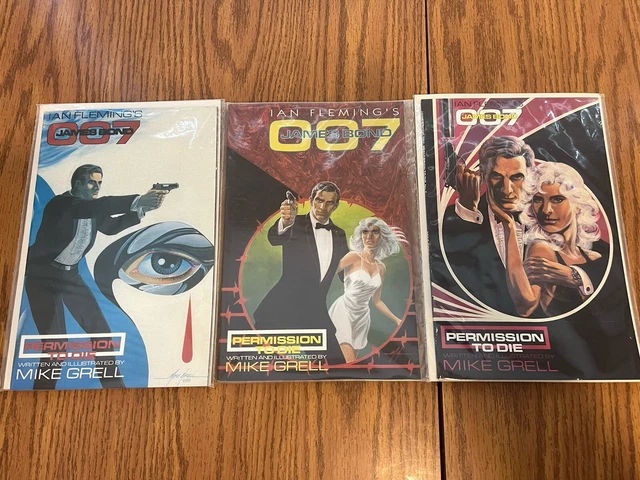 JAMES BOND 007: Permission To Die - 1 2 3 - Mike Grell Eclipse EUR 20,04 - PicClick IT