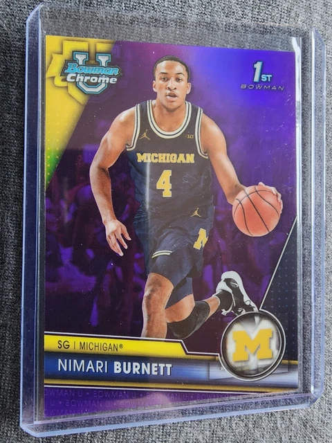 2023-24 BOWMAN CHROME U 1er Bowman Nimari Burnett violet /399 EUR 5,54 ...