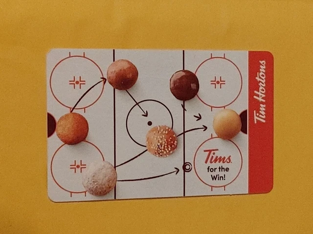 2022 TIM HORTONS Tims For The Win Hockey Lines Reloadable Empty Gift ...