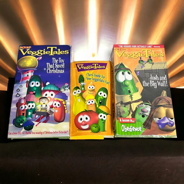 LOT DE 2 cassettes VeggieTales VHS Vintage Classics - Test & Travail ...