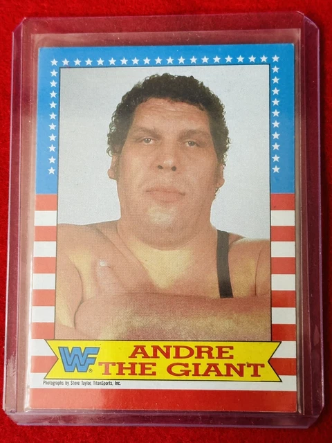ANDRE THE GIANT WWF Wrestling Stars Card 1987 Topps #2 WWE EUR 4,60 ...