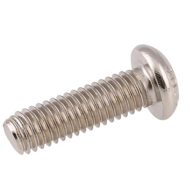 M1.6 M2 M2.5 M3 Button Head Allen Hex Screw Bolts Nickel Plated - Grade ...