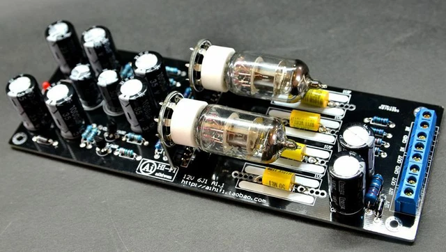 6J1 VALVE PRE-AMP Tube PreAmplifier Audio Musical Fidelity Kit ...
