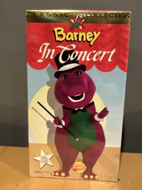 BARNEY - BARNEY in Concert (VHS, 1996) New Sealed Barney And The ...