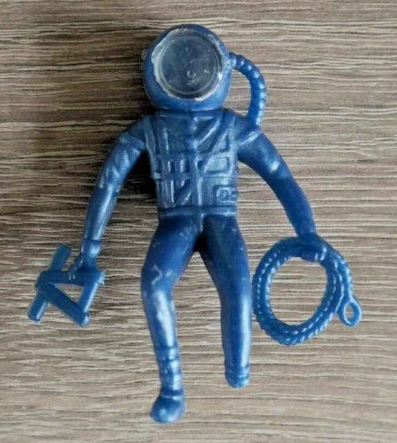 VINTAGE SPACE PARATROOP Spaceman Astronaut Figure 1960's Rare Plastic ...