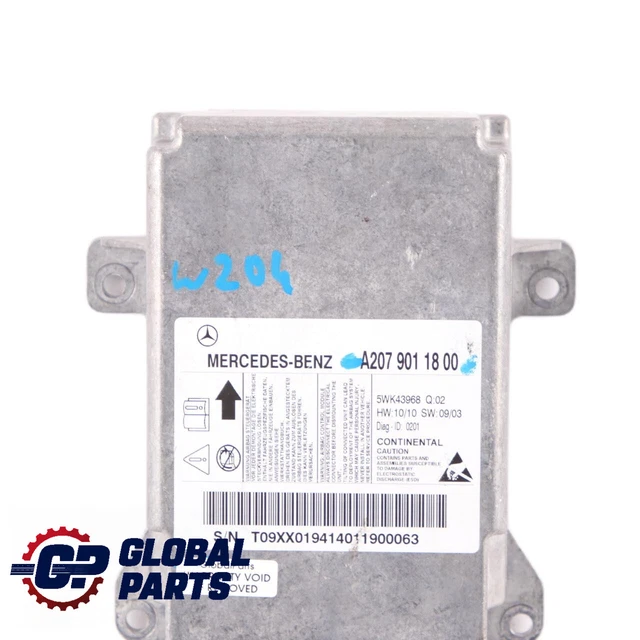 MERCEDES W204 W207 Control Unit ECU Sensor Module Air SRS Bag ...