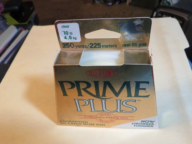 DUPONT PRIME PLUS Ultra Premium Fishing Line - 10 LB - 250 yards - New ...
