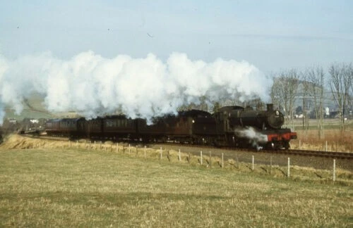 35MM RAILWAY SLIDE Colour-rail BRW2419 7810 DRAYCOTT MANOR near Bow ...