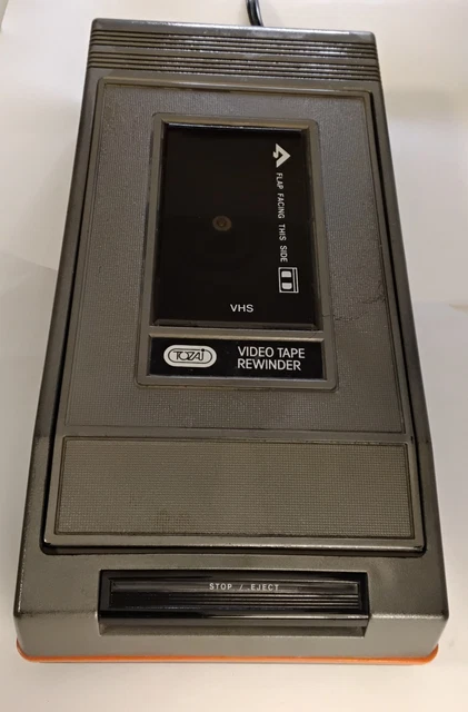TOZAI (VHS TAPE Rewinder) Model JU-80V tested Works Great $24.64 ...