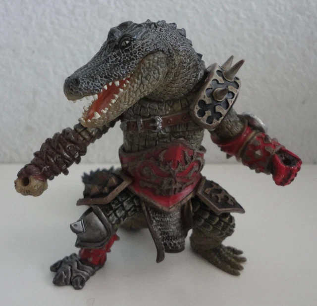 PAPO FANTASY WORLD Mutant Crocodile Alligator Warrior PVC Figur 2008 ...
