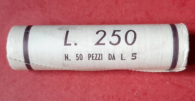ROTOLINO 5 LIRE 1969 Delfino Repubblica Italiana 1951 - 1998 IPZS 50 ...