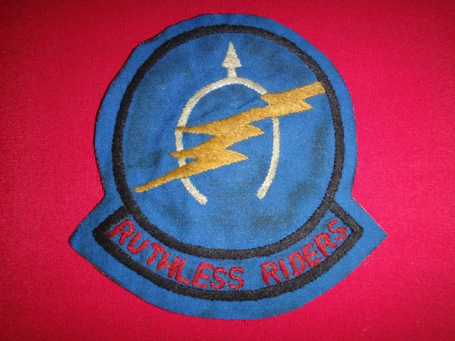 VIETNAM WAR B Troop 7th Squadron 17th Cavalry RUTHLESS RIDERS Hand Sewn ...