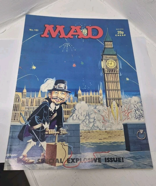 VINTAGE MAD MAGAZINE Special Explosive Issue, No. 151, UK Edition Circa ...