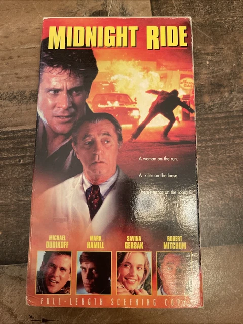 MIDNIGHT RIDE (VHS, 1995) Michael Dudikoff, Mark Hamill - Cannon ...