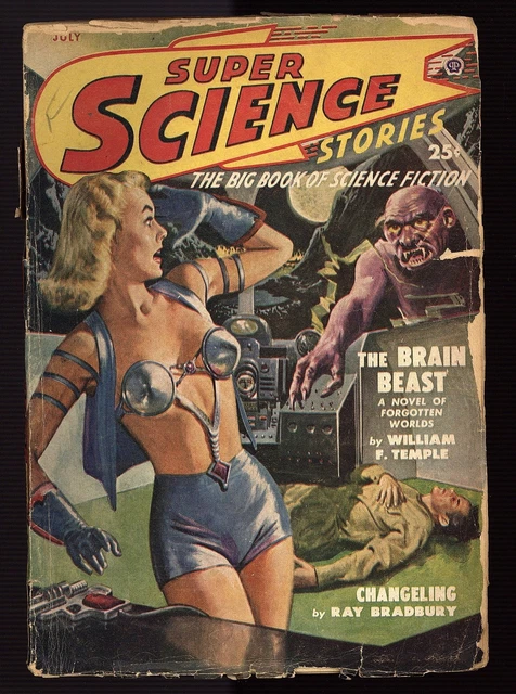 JULY 1949 SUPER Science Stories V5 #3 Ray Bradbury Science Fiction £18.59 - PicClick UK