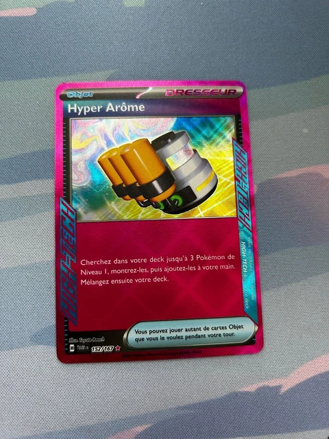 CARTE POKEMON DRESSEUR Hyper Arome 152/167 Mascarade Crepusculaire EV06 ...