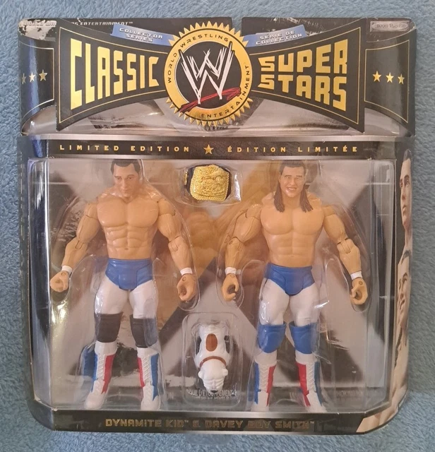WWE/WWF JAKKS CLASSIC superstars The British Bulldogs 2 Pack EUR 122,77 ...