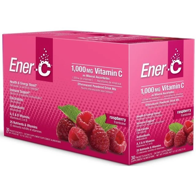 ENER-C MULTIVITAMIN DRINK Mix Vitamin C Raspberry Flavour | Energy ...