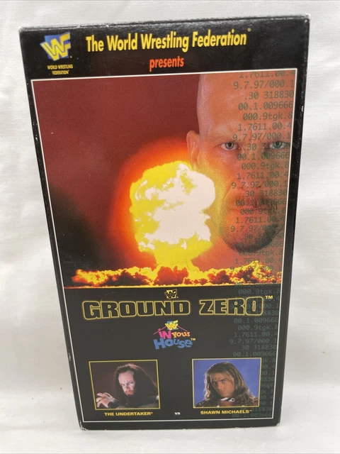 WWF IN YOUR House Ground Zero 1997 VHS WWE Stone Cold World Wrestling Federation $12.50 ...