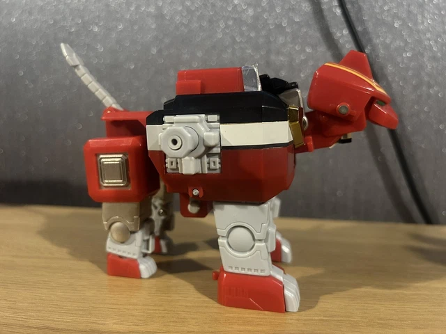 VINTAGE POWER RANGERS Lost Galaxy Deluxe Megazord RED LION Bandai 1998 ...