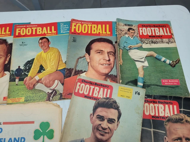 COLLECTION OLD FOOTBALL Magazines 1950's on Charles Buchan Day & Mason ...