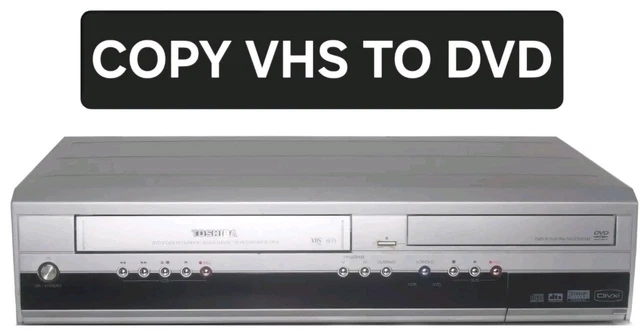 TOSHIBA DVR16STB VHS DVD Recorder Copy VHS to DVD Remote & Instruction Manual £119.99 - PicClick UK