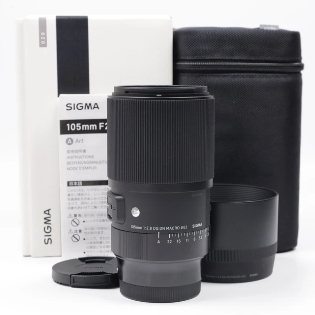 SIGMA ART 105MM F2.8 DG DN Macro for Sony E Mount [Top Mint] #5541J ...