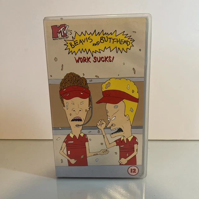 BEAVIS AND BUTT-HEAD - Work Sucks (VHS, 1995) RARE vintage video £8.66 ...