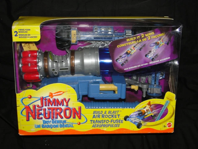 RARE NEW JIMMY Neutron Build And Blast AIR Rocket £39.99 - PicClick UK