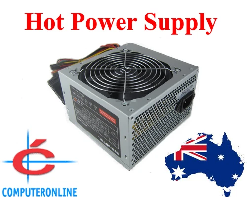 POWER SUPPLY UNIT PSU Model 24PIN ATX SATA 12cm fan Intel AMD Desktop ...