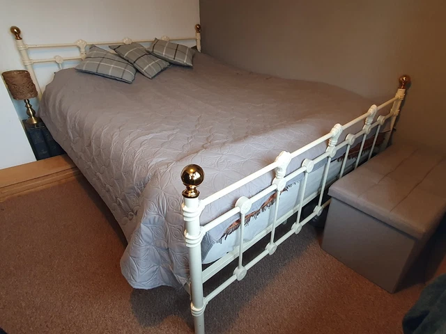 KING SIZE BED frame with 3000 pocket sprung mattress £231.32 - PicClick UK