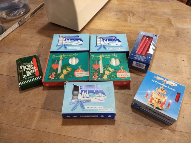 DDR BAUMKERZEN VEB Wittol EUR 29,99 - PicClick DE