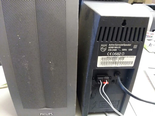 PHILIPS AD901WA/01 220/240v casse attive surround speaker EUR 34,90 ...