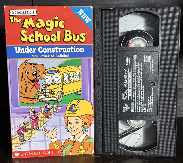 THE MAGIC SCHOOL Bus VHS Scholastic ~ Under Construction The Power Of ...
