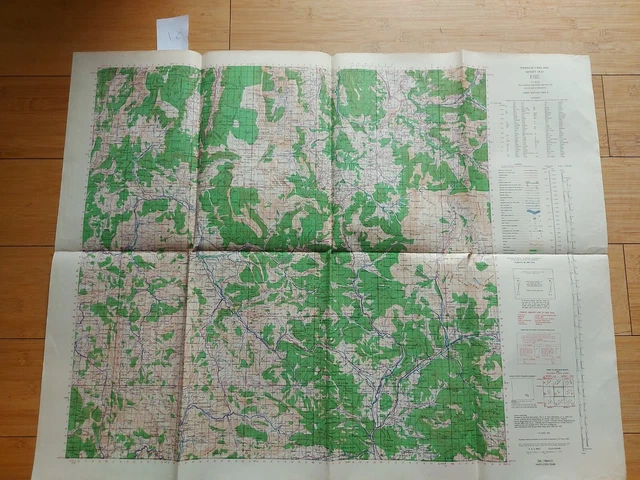 PLAN , CARTE Us Army , 1943 , Die ( Map Us Army , Ww2 ) EUR 18,00 ...