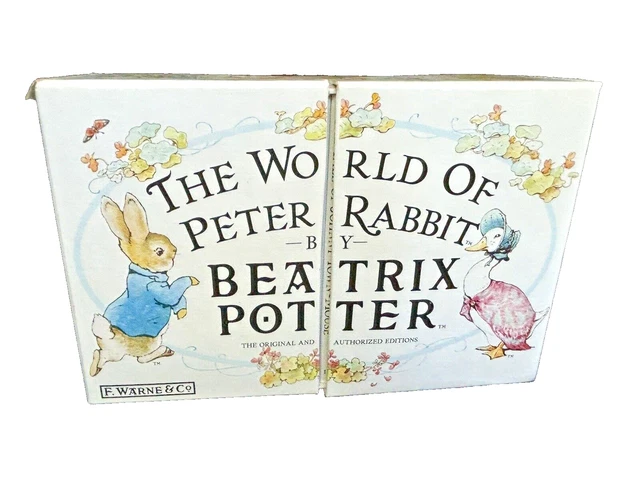 WORLD OF PETER Rabbit 23 Book Box Set Beatrix Potter F Warne 1993 ...