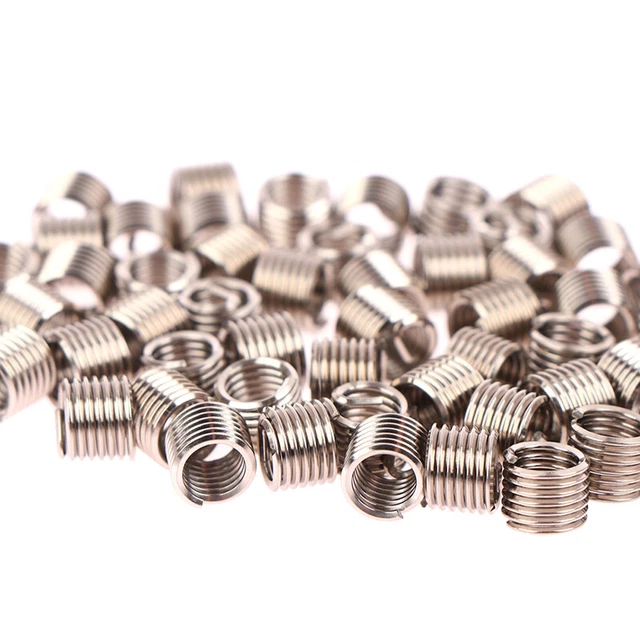 50PCS WIRE THREAD Insert M6 X 1.0 1.5D Insert Helicoil Wire Thread ...