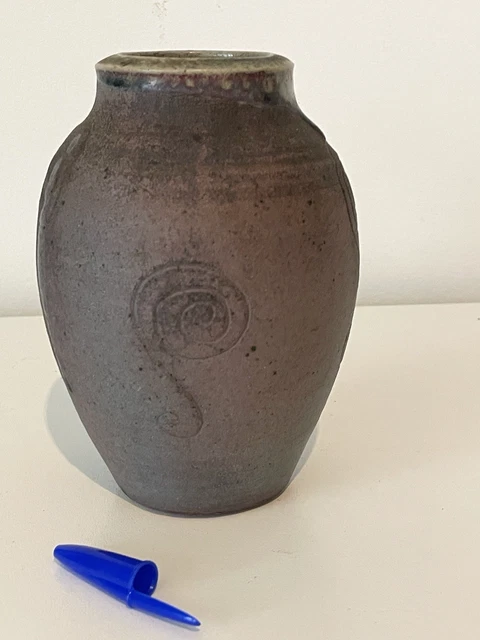 VASE EN GRÈS décor gravé base scarifiée à identifier. EUR 35,00 ...