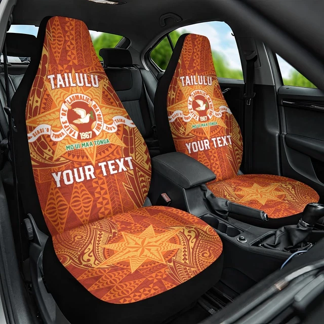 PALAU CONSTITUTION DAY Car Seat Cover Belau Seal With Polynesian ...