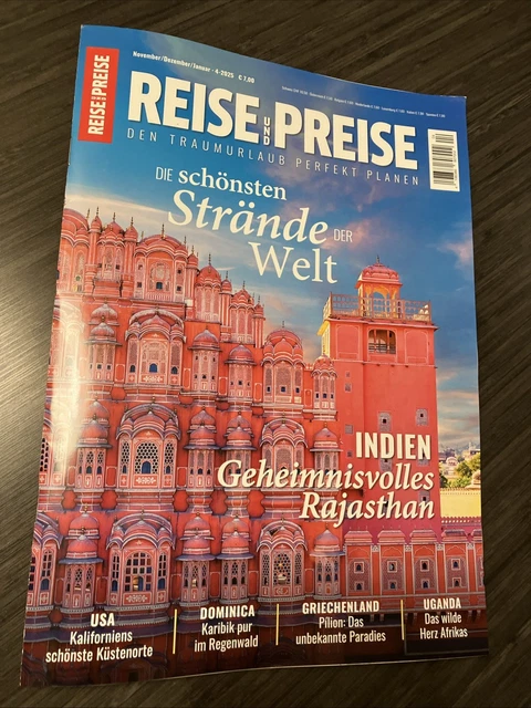 REISE UND PREISE Magazin November/Dezember/Januar 2025/2026 EUR 1,19 ...
