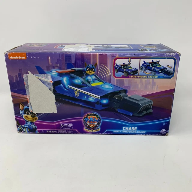 PAW PATROL MIGHTY Movie Chase Transforming Cruiser Vehicle Toy with ...