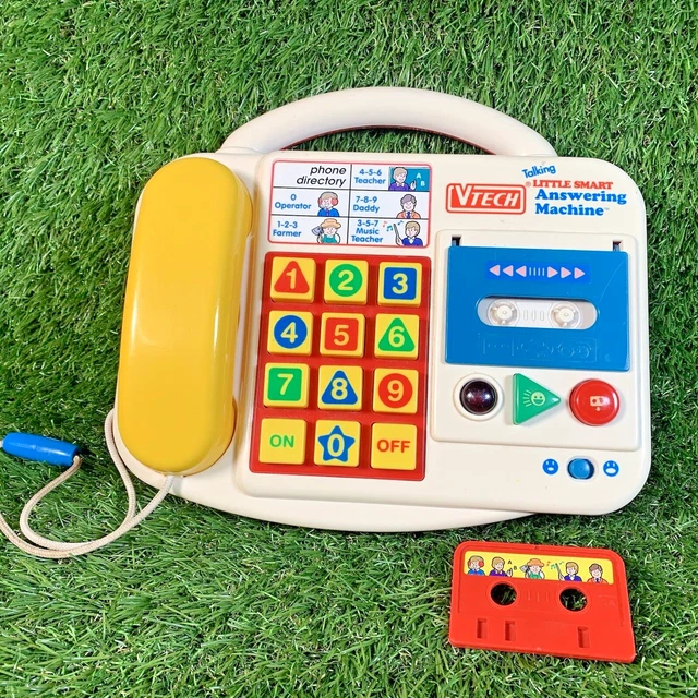 RARE VINTAGE VTECH Talking Little Smart Answering machine - Full ...