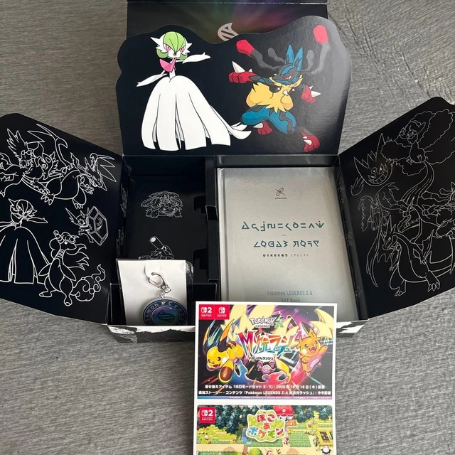 POKÉMON CENTER ORIGINAL LEGENDS Z-A Lucario Gardevoir Box Set Art Book ...