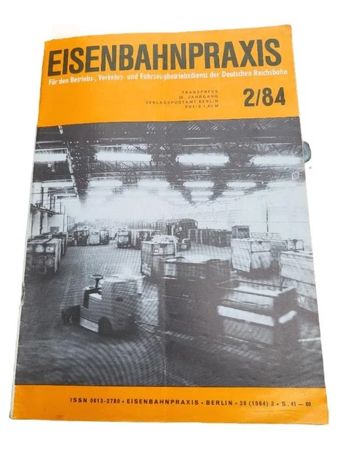 EISENBAHNPRAXIS 2/84 TRANSPRESS Zeitschrift DDR Deutsche Reichsbahn EUR ...