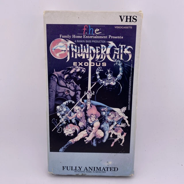 THUNDERCATS - EXODUS (VHS, 1985) Fully Aminated, Family Home ...