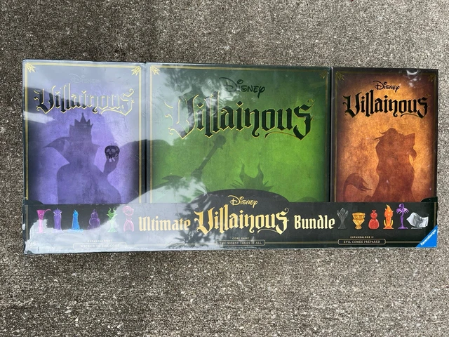 DISNEY MARVEL VILLAINOUS Core Board Game Ultimate Bundle 3 Pack NEW ...