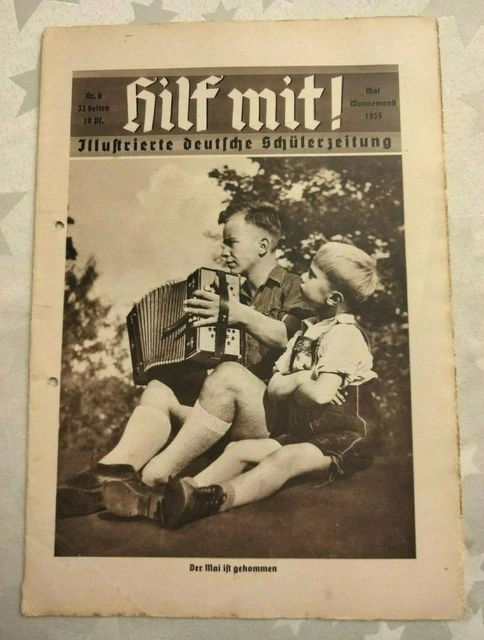 ORIGINAL PRE WW2 German School Magazine Hilf Mit! May 1935 Children £14 ...