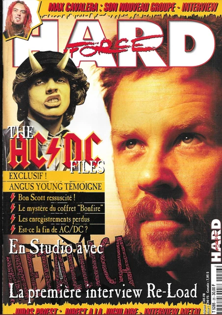 REVUE: HARD FORCE Magazine NS N° 26 AC/DC Metallica Cavalera Gamma Ray ...